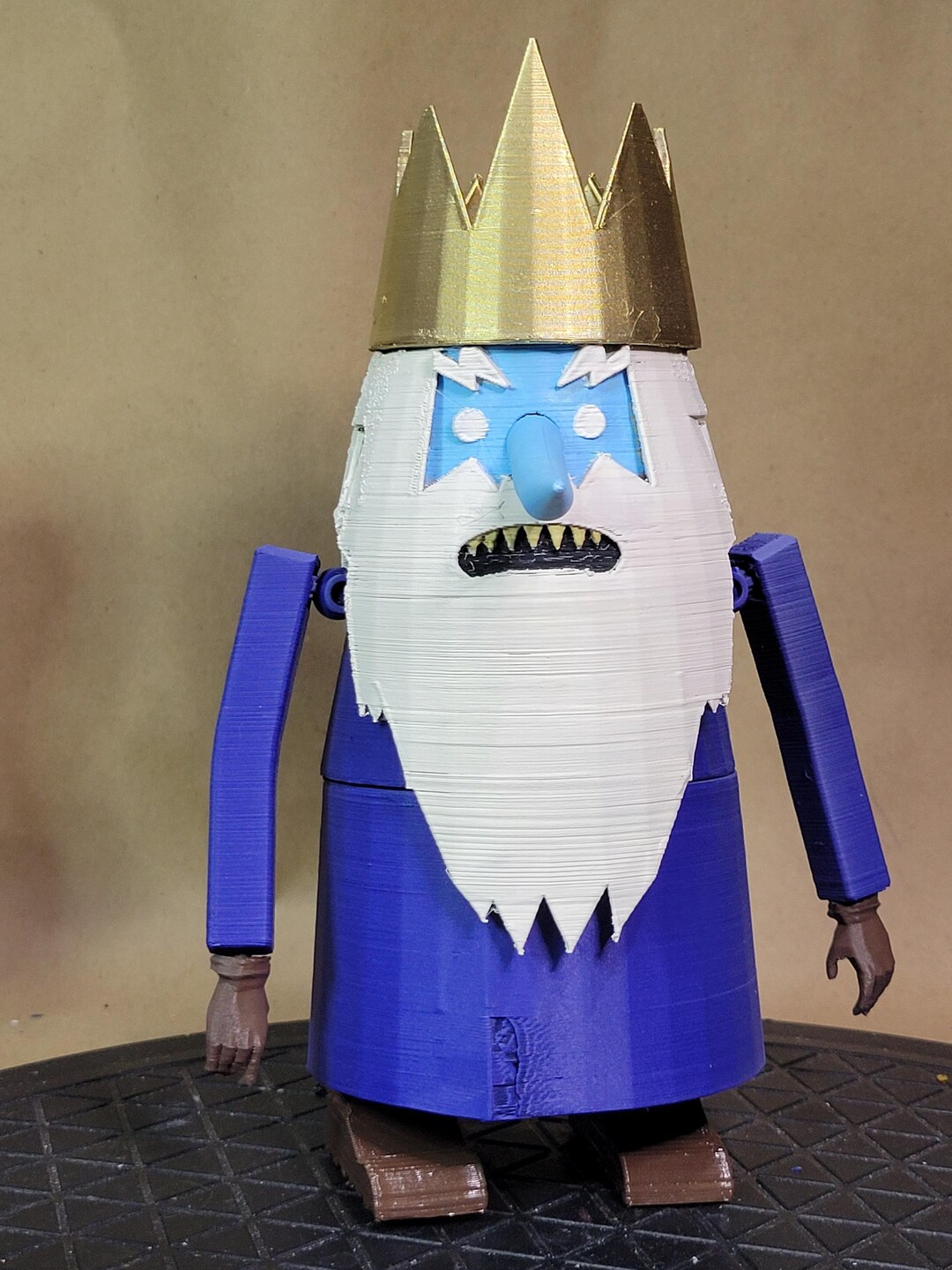 3D Printed Ice King Figure - Etsy