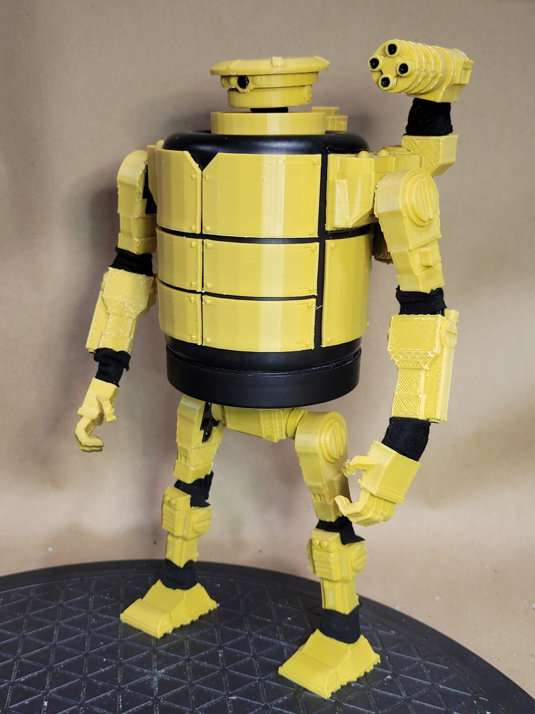 12 Tall Armored War Robot Custom Figure Unpainted - Etsy