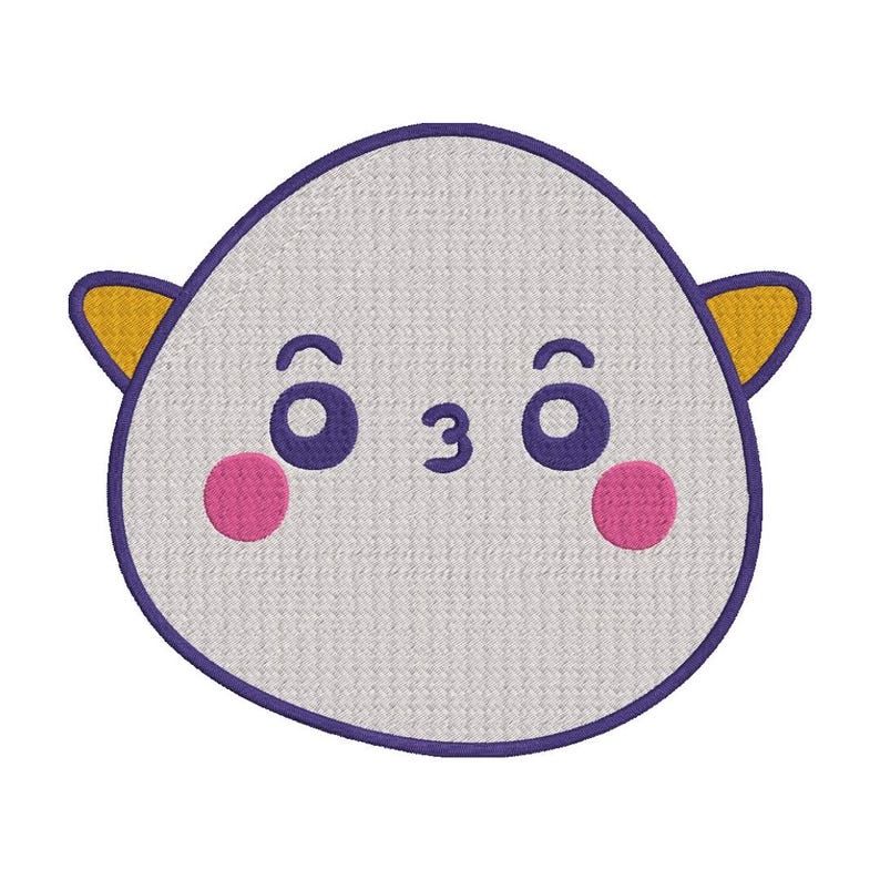 Kawaii Emoji Embroidery Designs – Chat Face Icon Set (digital Download ...