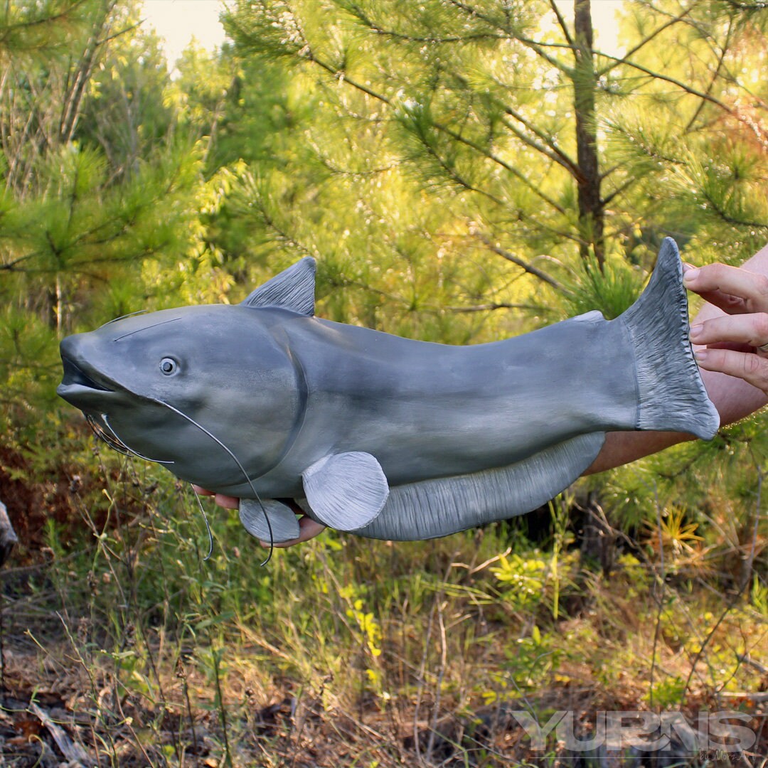 Catfish Trophy Cremation Urn Artistic Ceramic Fish Sculpture for ...