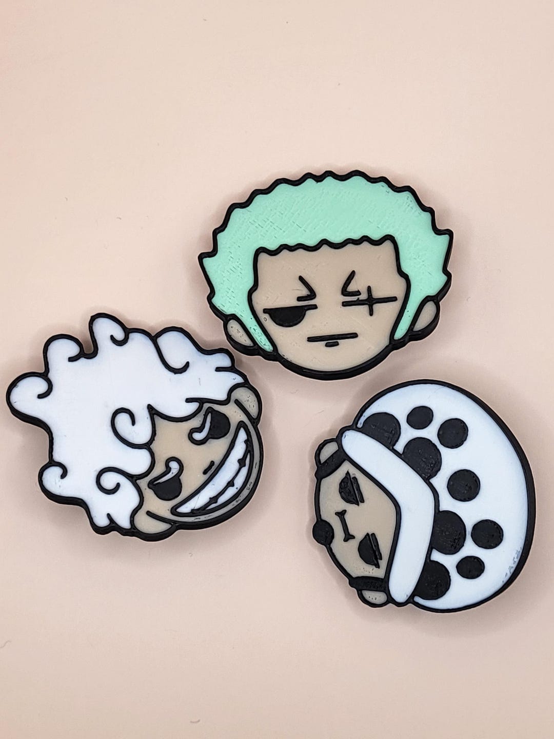 3 Pack Handmade One Piece Pins - Etsy