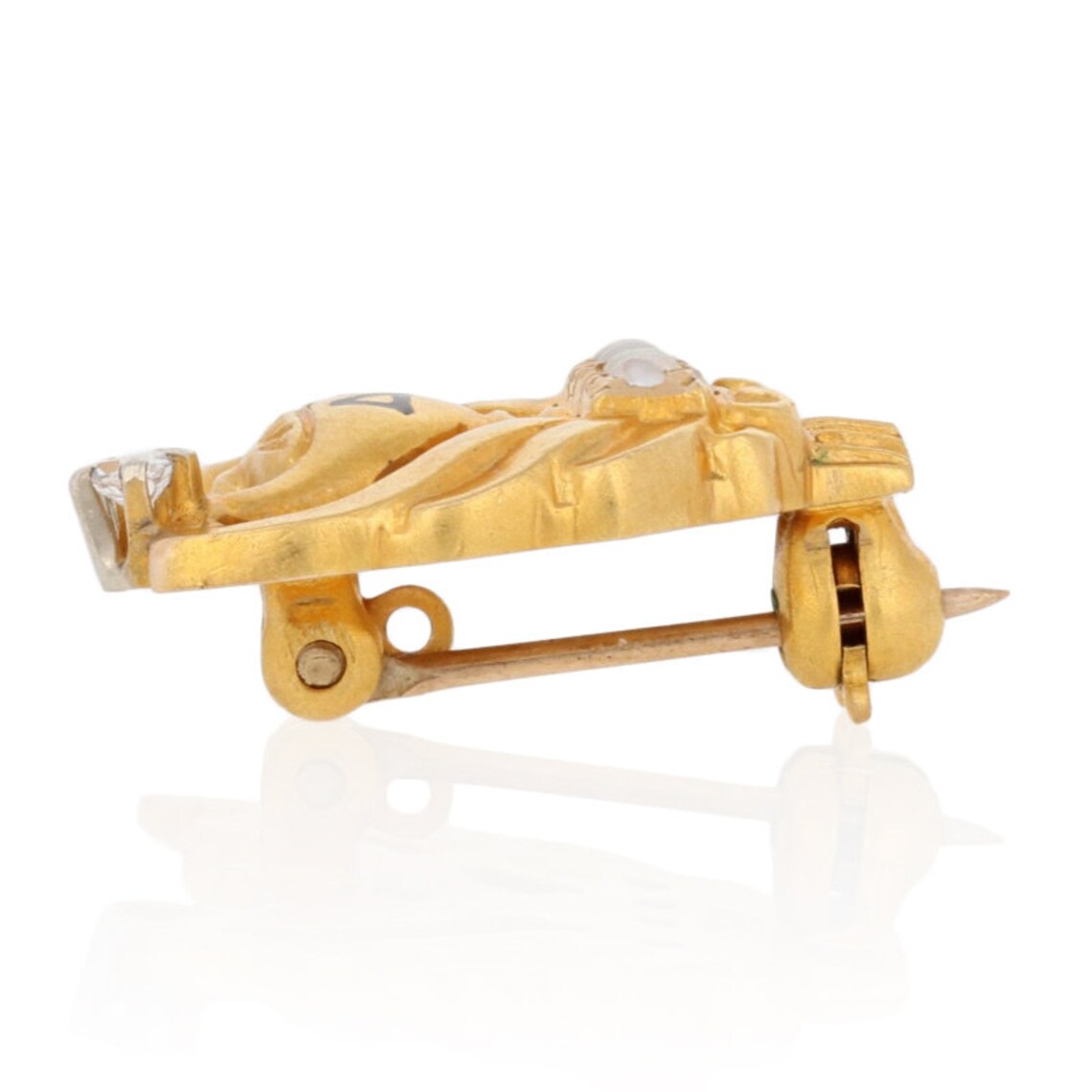 Delta Zeta Badge 14k Gold 1956 Sorority Diamond Pearls Greek - Etsy