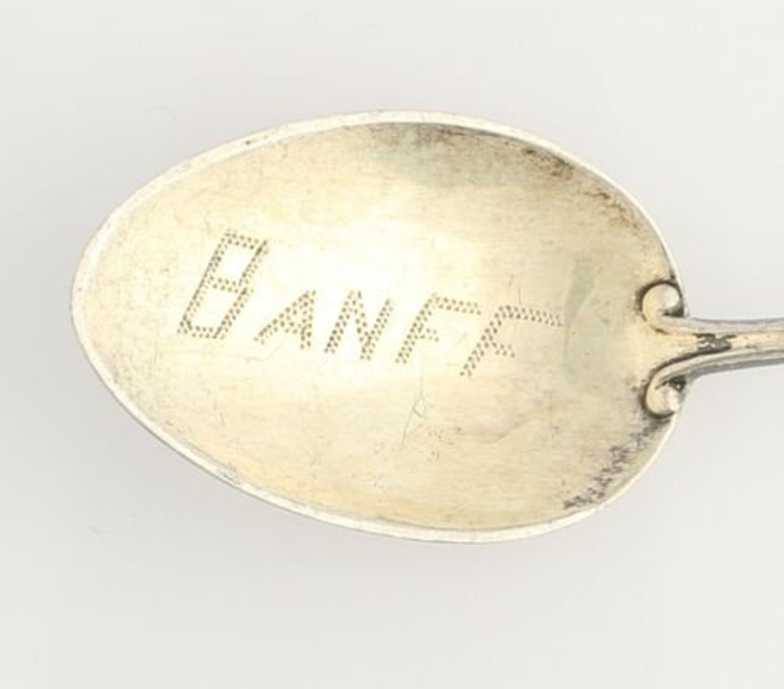 Banff Alberta Canada Indian Souvenir Spoon Sterling Silver - Etsy