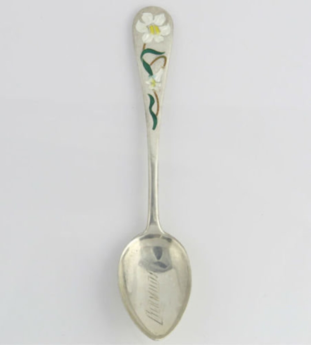 Bermuda Travel Spoon Sterling Silver Collectible Enameled - Etsy