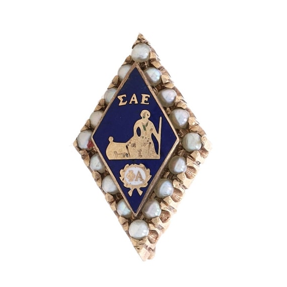 sigma alpha epsilon badge - Gem