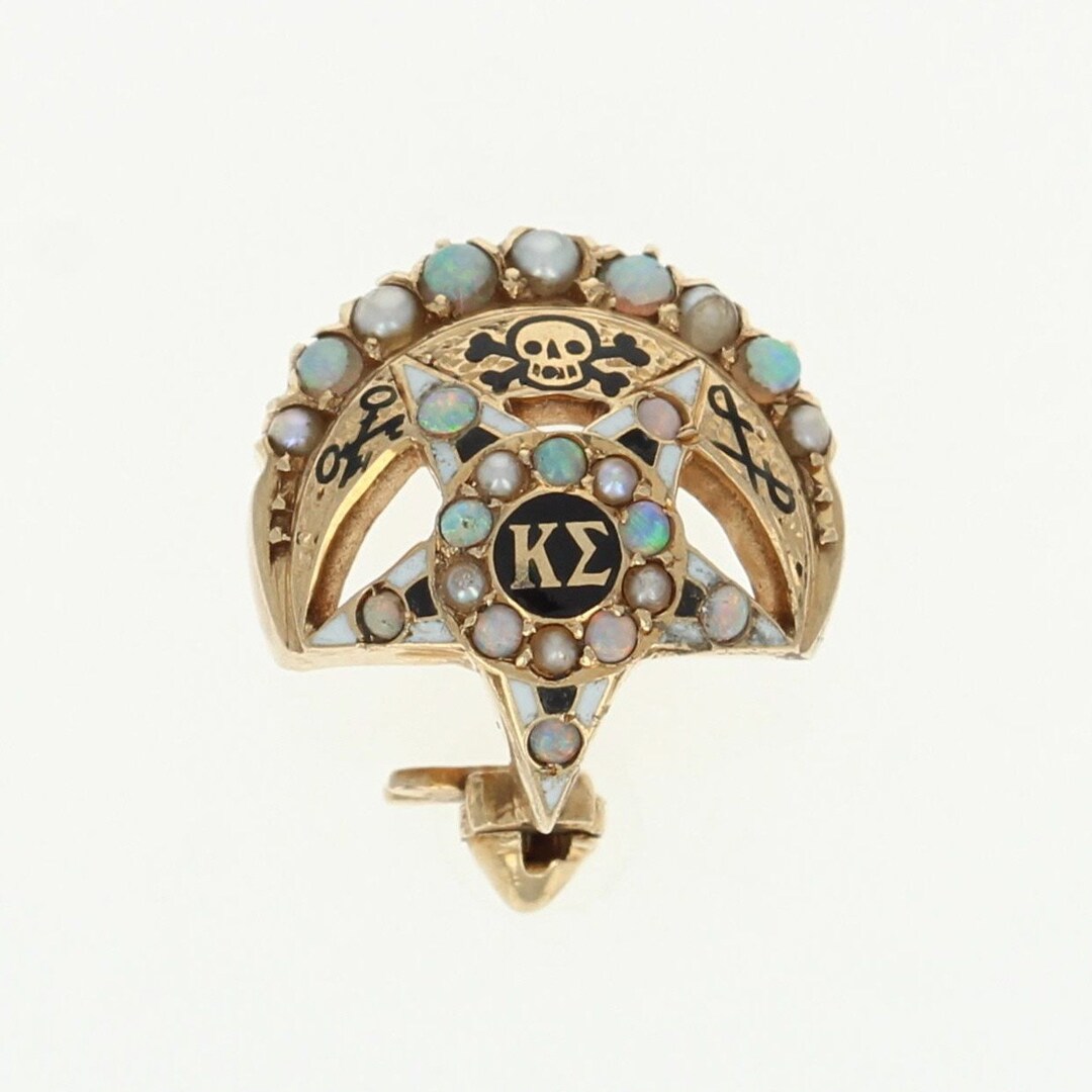 Antique Kappa Sigma Badge 14k Gold Opals Pearls 1905 - Etsy