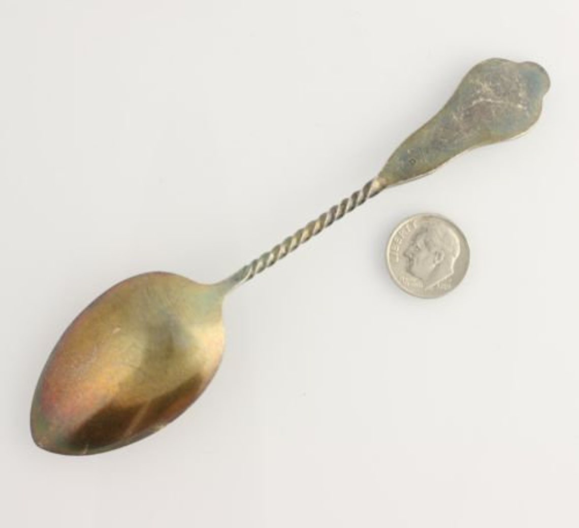 Vintage Collector's Spoon Sterling Silver Euchre Soldier - Etsy