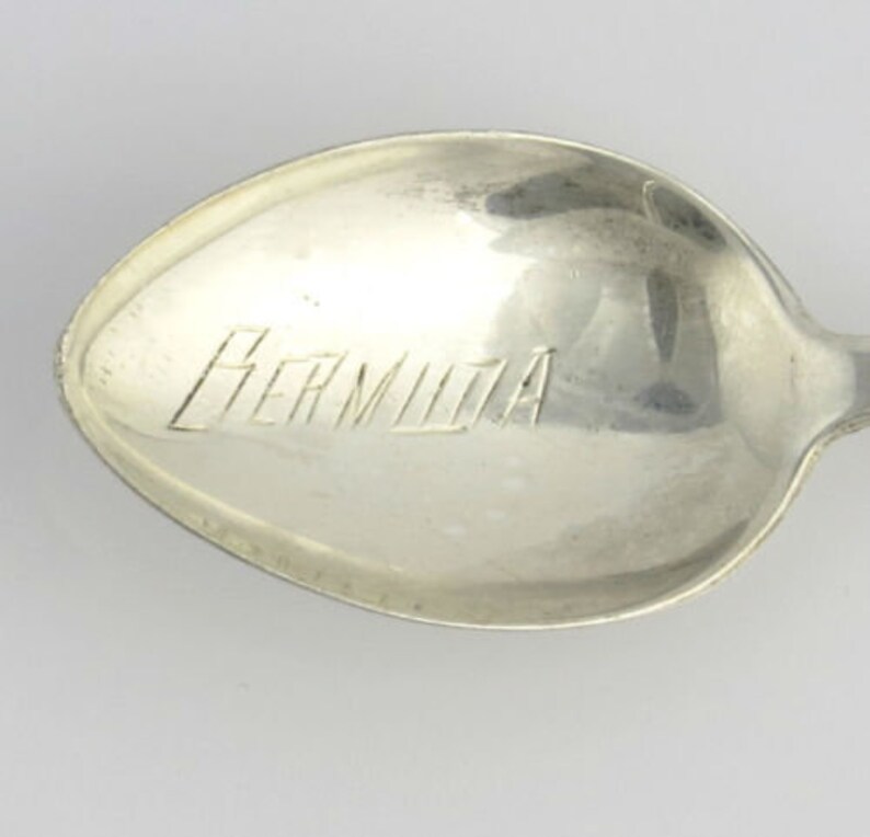Bermuda Travel Spoon Sterling Silver Collectible Enameled | Etsy