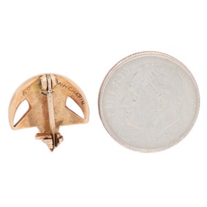 Kappa Sigma Badge - 14k Yellow Gold Seed Pearls 1900 Fraternity Pin - Etsy
