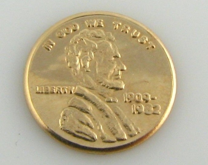 14k Gold United States Penny Mini Replica Collectible Coin - Etsy
