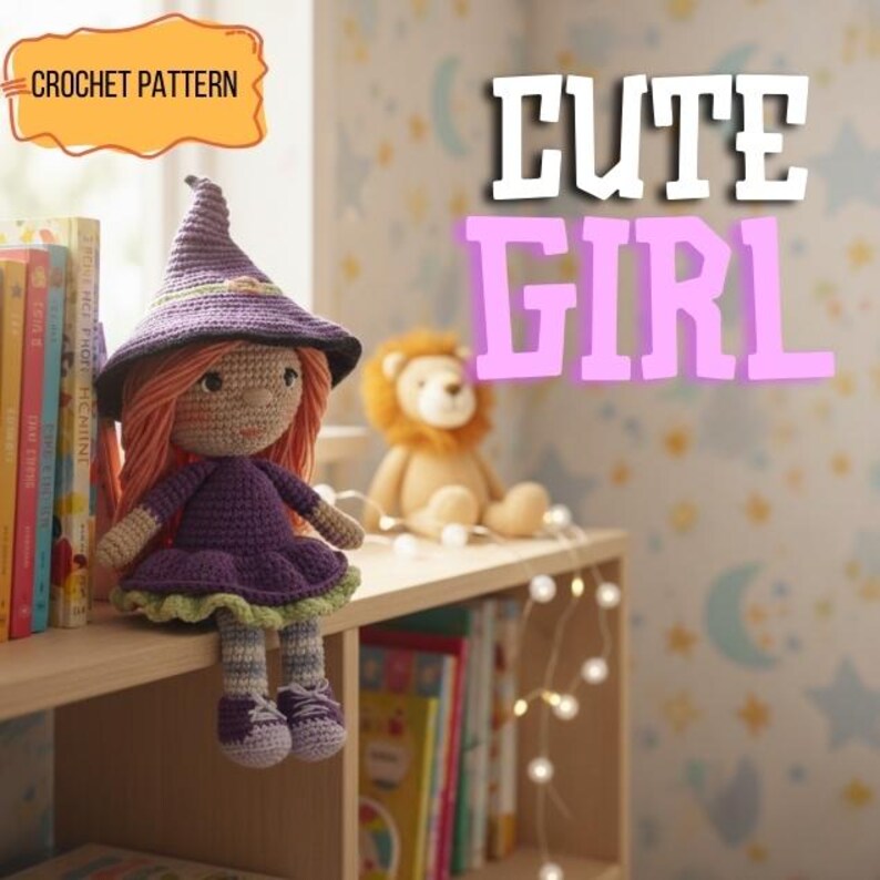 Cute Girl Amigurumi Crochet Pattern | PDF Digital Download - Etsy