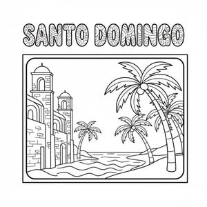 Dominican Republic Coloring Pages | 18 Printable Sheets (15 + 3 Free ...