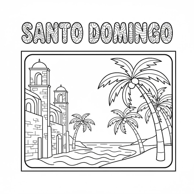 Dominican Republic Coloring Pages | 18 Printable Sheets (15 + 3 Free ...