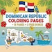 Dominican Republic Coloring Pages | 18 Printable Sheets (15 + 3 Free ...