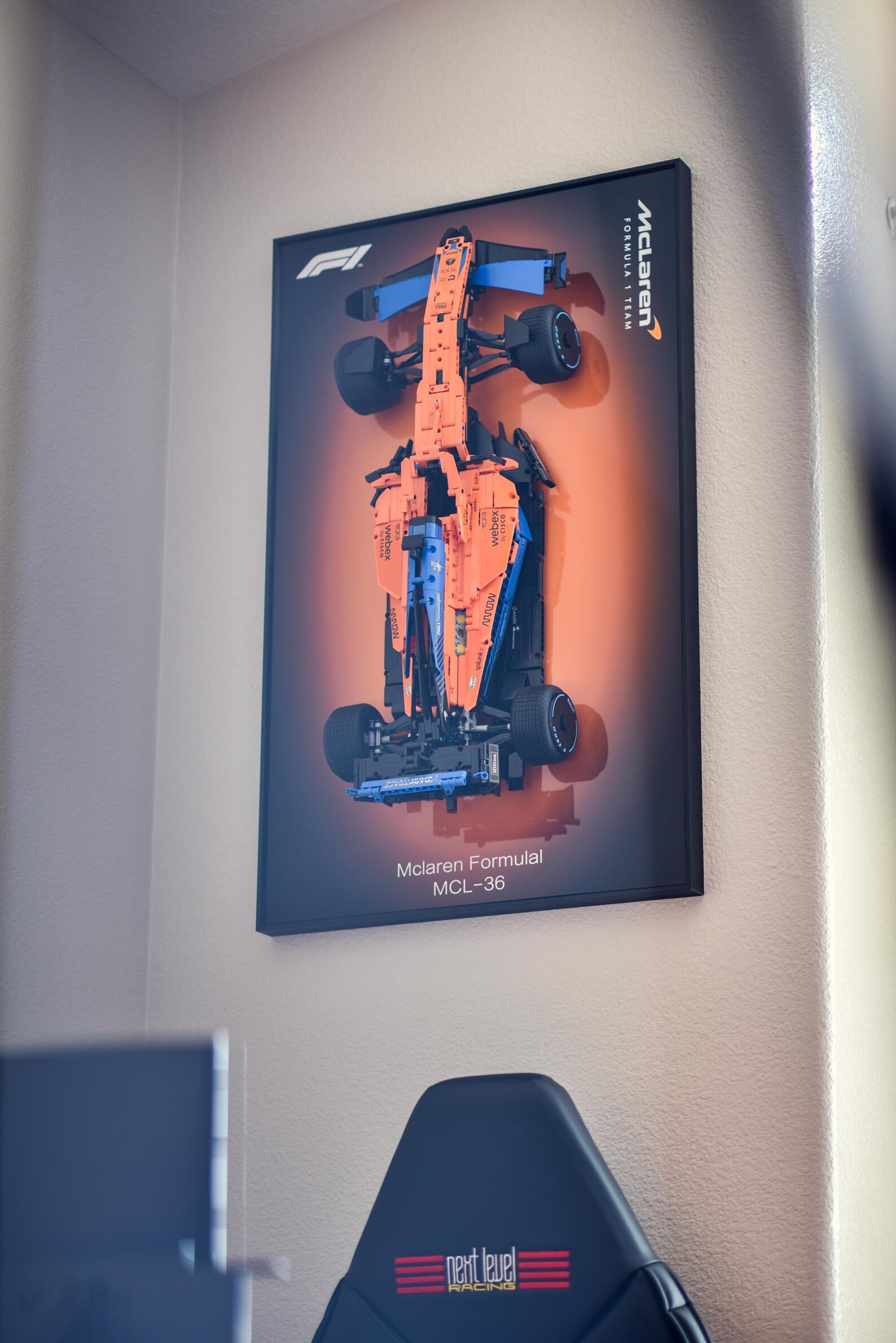 Aluminum Display Wall Frame for LEGO® Technic Mclaren Formula 1™ Race ...