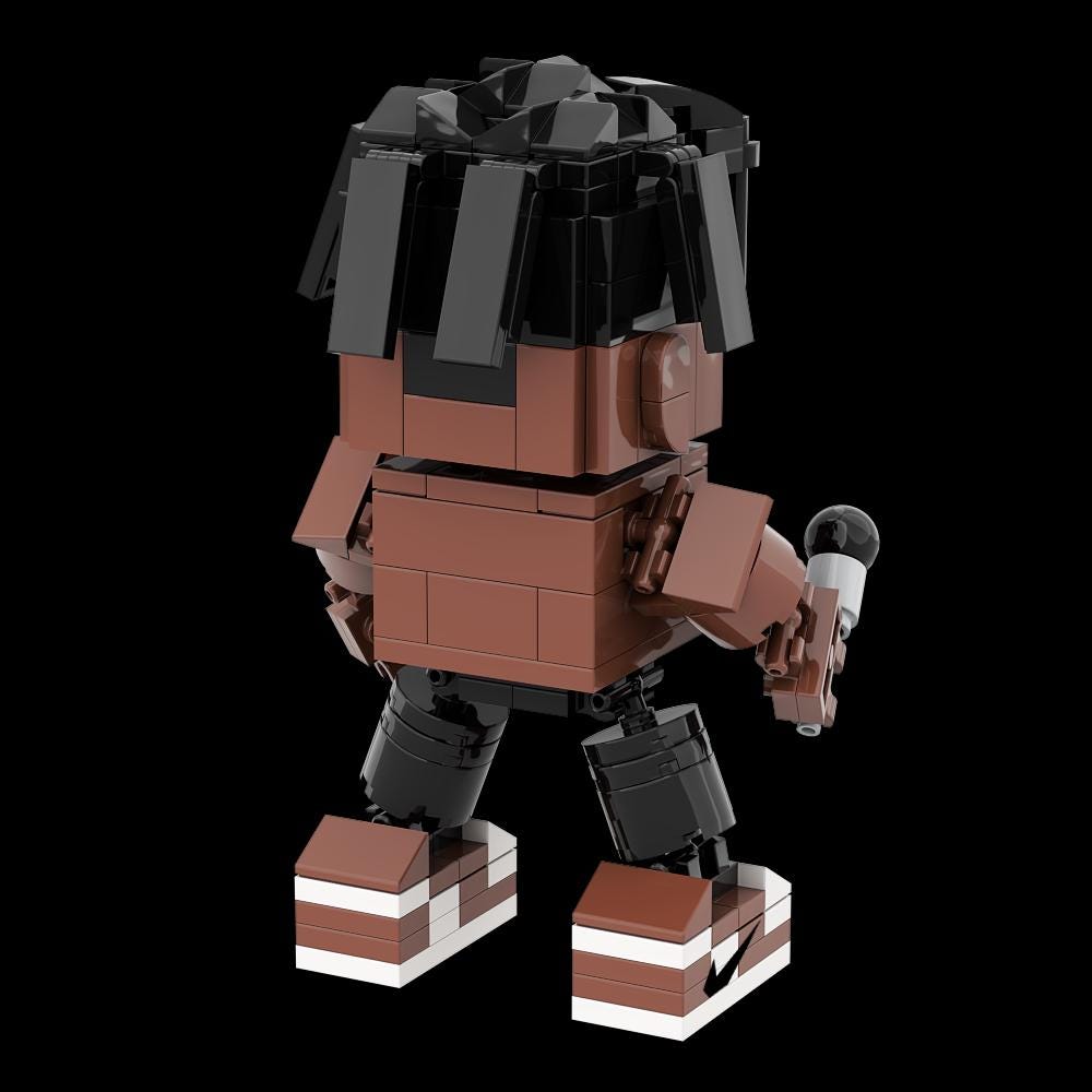 Travis Scott Figure 3D Building Bricks Kit | Came With Building ...