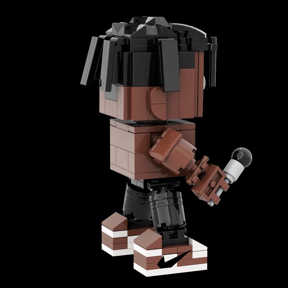 Travis Scott Figure 3D Building Bricks Kit | Came With Building ...