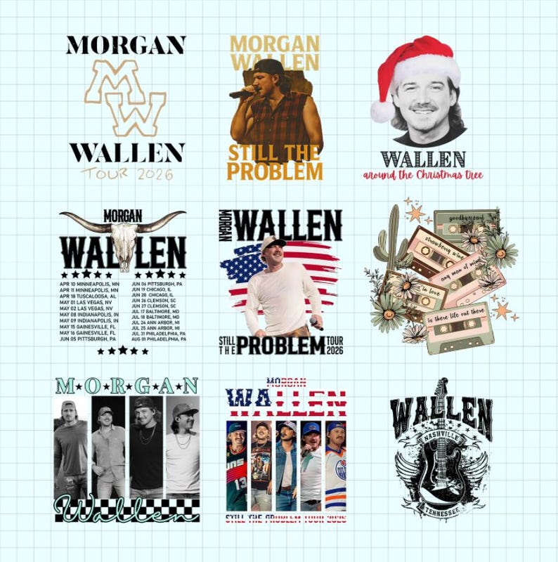 Wallen Cowboy PNG, Vintage Country Music Png, Retro Wallen Western Png ...