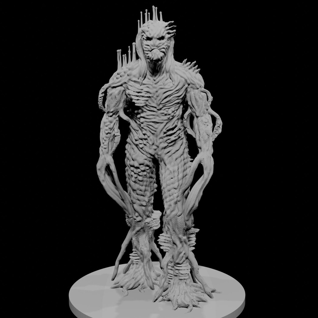 Shambling Guardian Figure: 3D Printed RPG Miniature (unpainted Resin ...