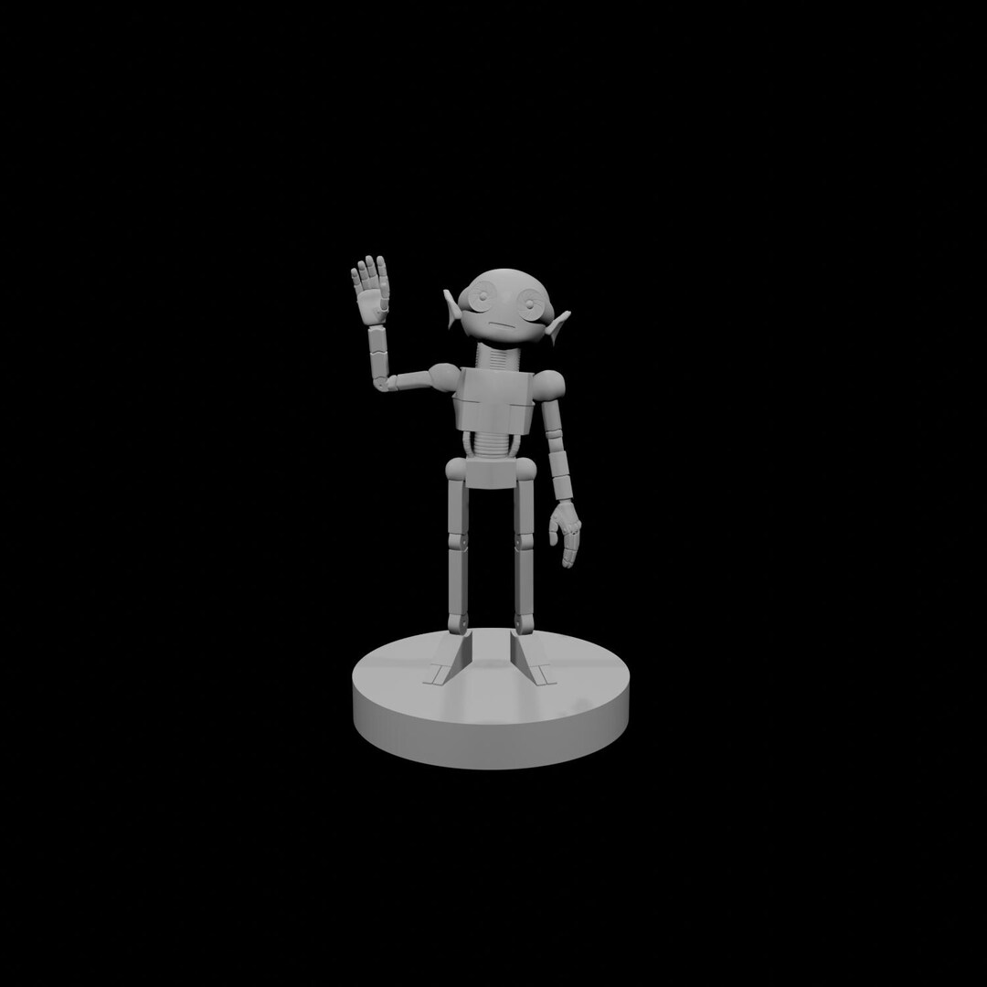 Clockwork Halfling Miniature: 3D Printed RPG Figure, Unpainted - Etsy UK
