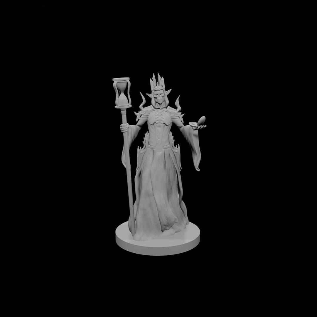 Chrono Lich RPG Miniature: Detailed 28mm Resin Figure (unpainted) - Etsy