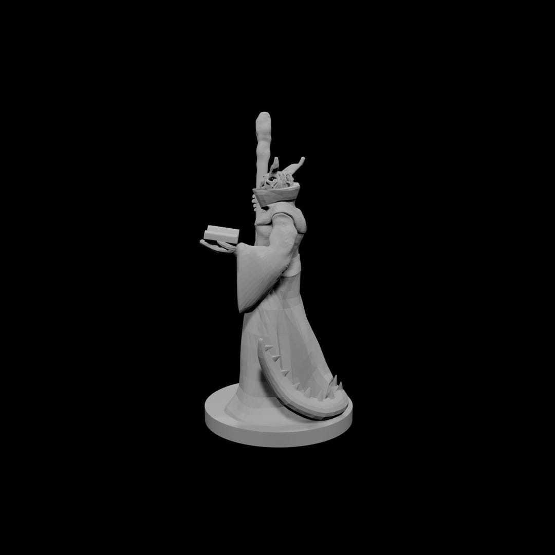 Dragonborn Wizard Male Miniature: 3D Printed RPG Figure - Etsy