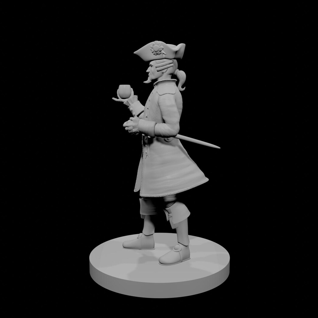 Noble Male Fancy Miniature: 3D Printed RPG Figure - Etsy