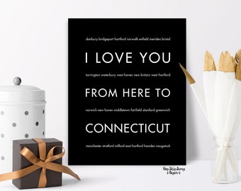 I Love Connecticut - Etsy