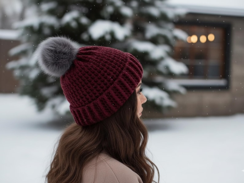 Valentines Day Gift Crochet Chunky Beanie Pattern – Riley Ribbed Hat ...