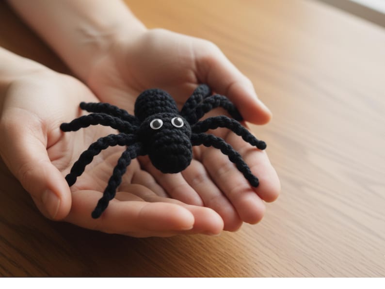 Crochet Shadowpuff Spider Pattern – Halloween Amigurumi Plush Toy – PDF ...