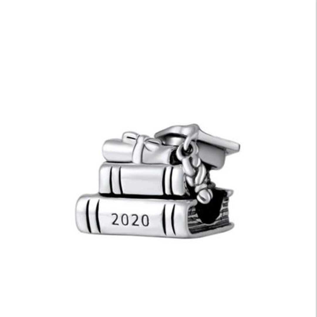 Pandora Graduation Books Charm 2020 925 Sterling Silver Ale - Etsy