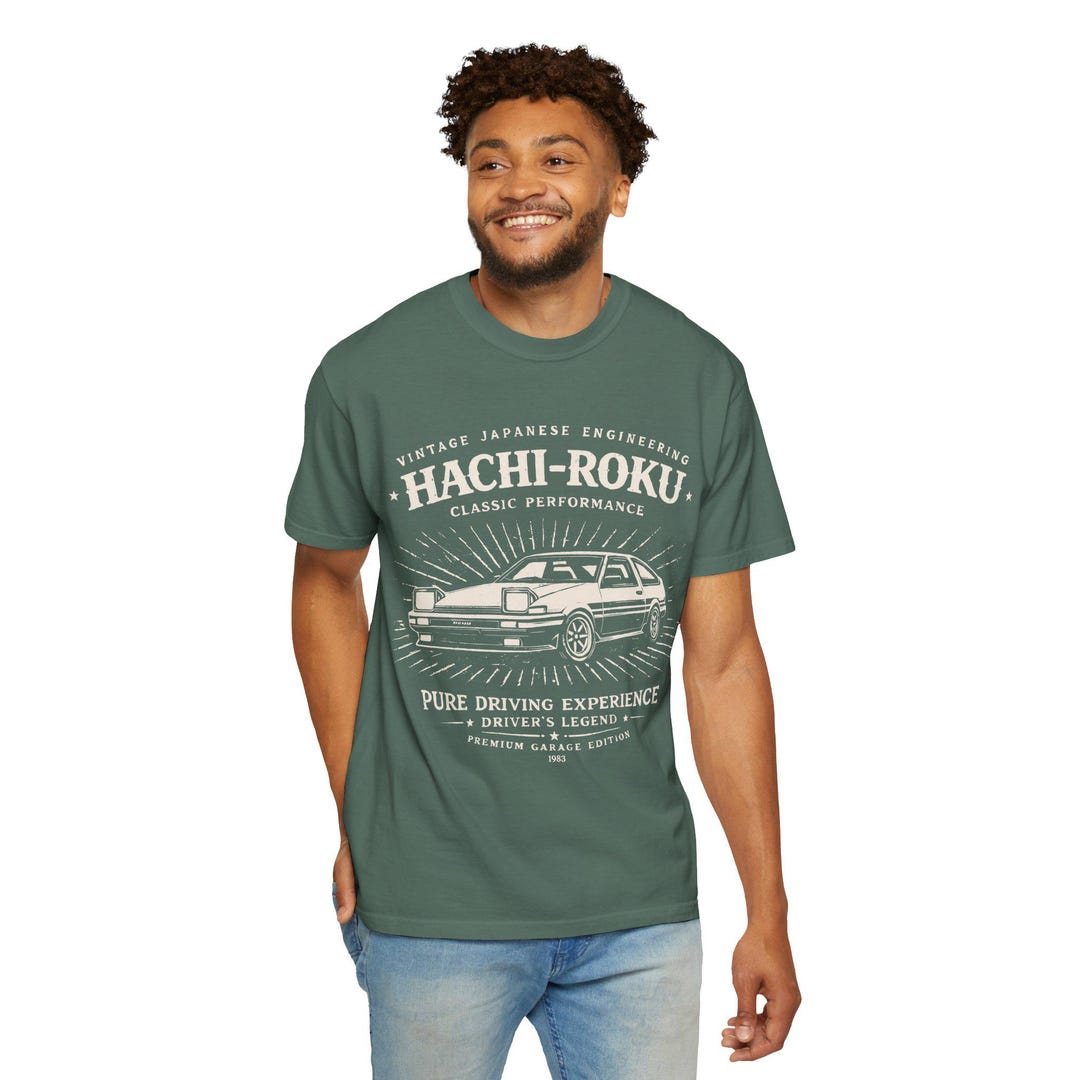 Toyota AE86 Hachi-roku T-shirt - Vintage JDM Car Shirt, Retro Japanese ...
