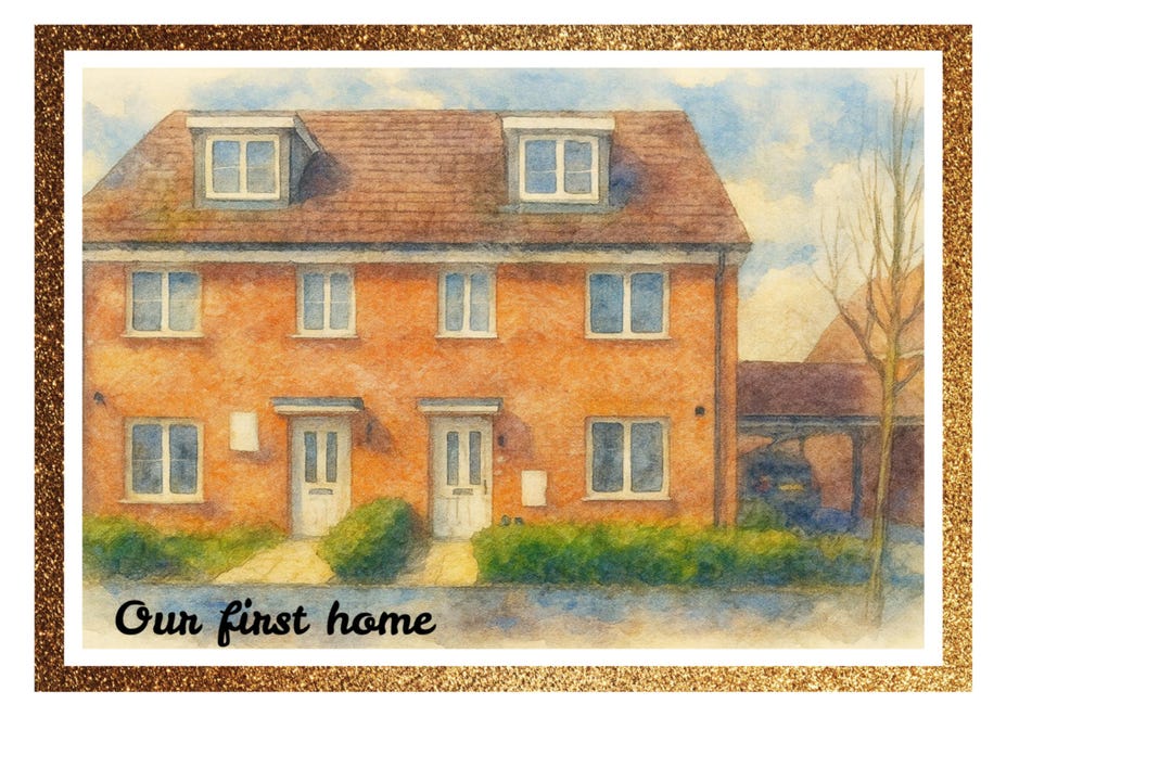 Custom House Portrait, Home Illustration From Photo, Watercolour House ...