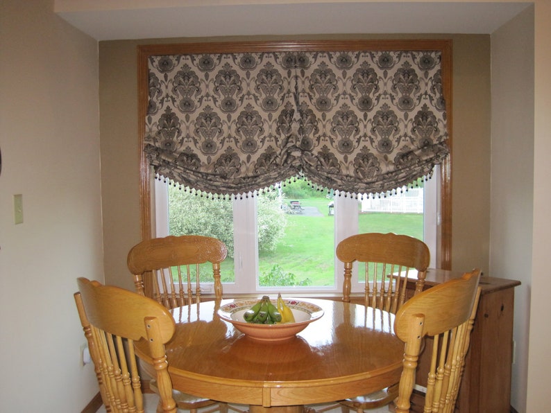 Extra Wide Balloon Shade Board Mounted Priced per Square Foot Fabric ...