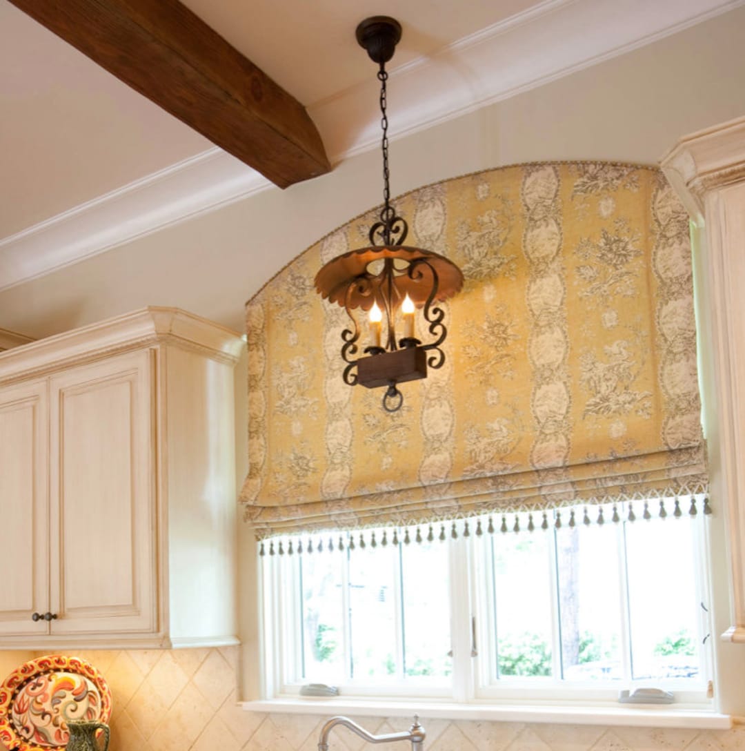 Arched Top Roman Shade Priced per Square Foot - Etsy