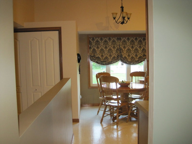 Extra Wide Balloon Shade Board Mounted Priced per Square Foot Fabric ...