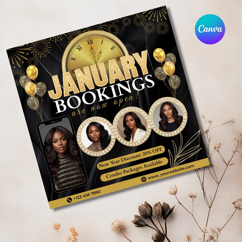 January Bookings Flyer Lash Books Open Monthly Bookings Available Hair ...