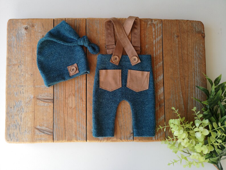 Newborn Cinnamon Boy Set 4 Colors Suspender Pants Pillow - Etsy