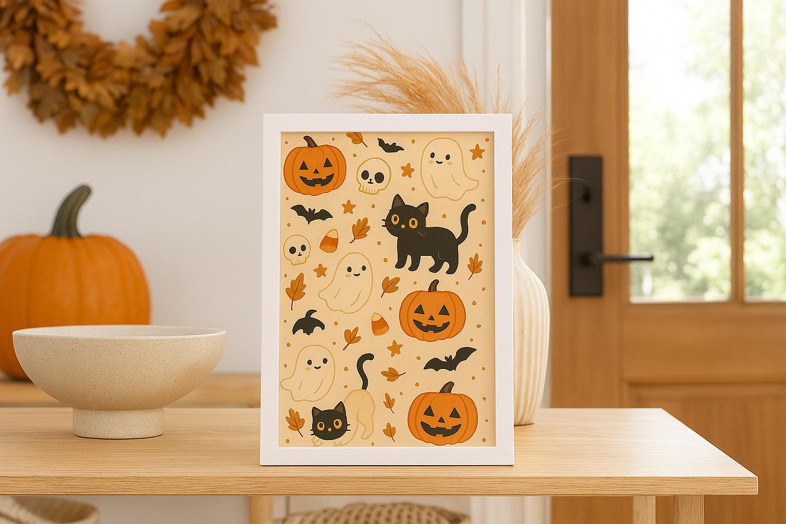 Cute Halloween Poster - Multiple Digital Prints - Etsy