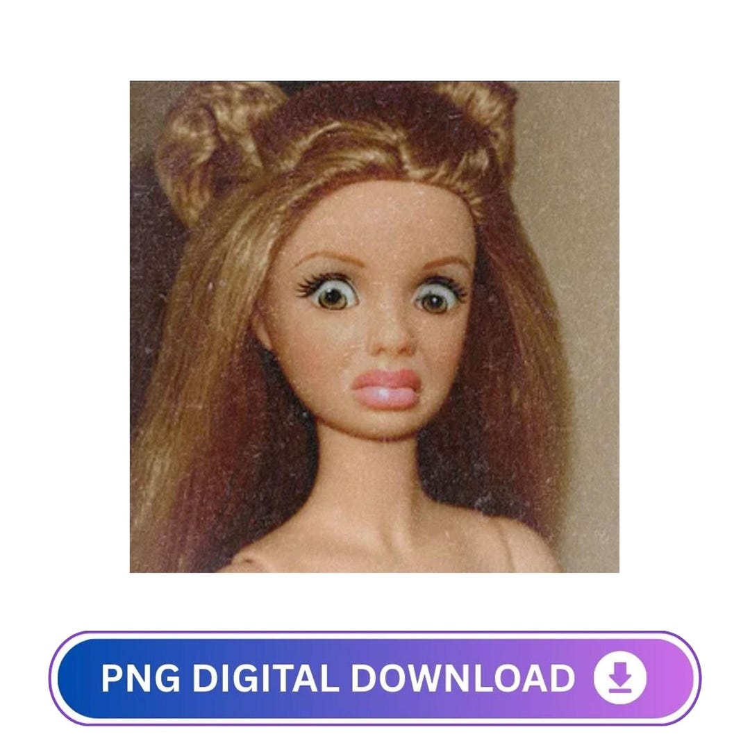 Disgusting Doll Face Funny Meme PNG, Disgusting Doll Face Png ...