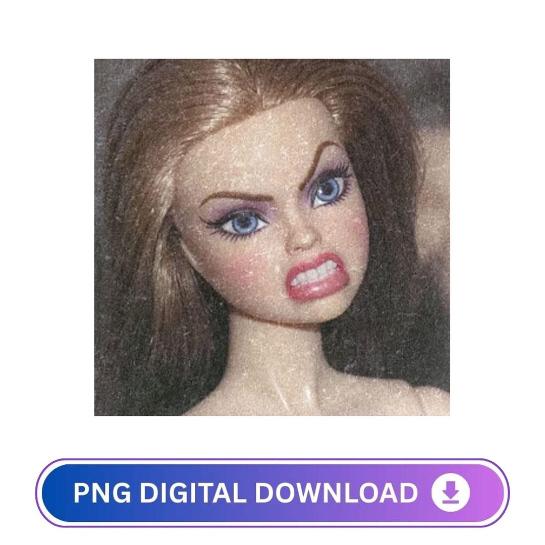 Disgusting Doll Face Meme Funny PNG, Disgusting Doll Face Png ...