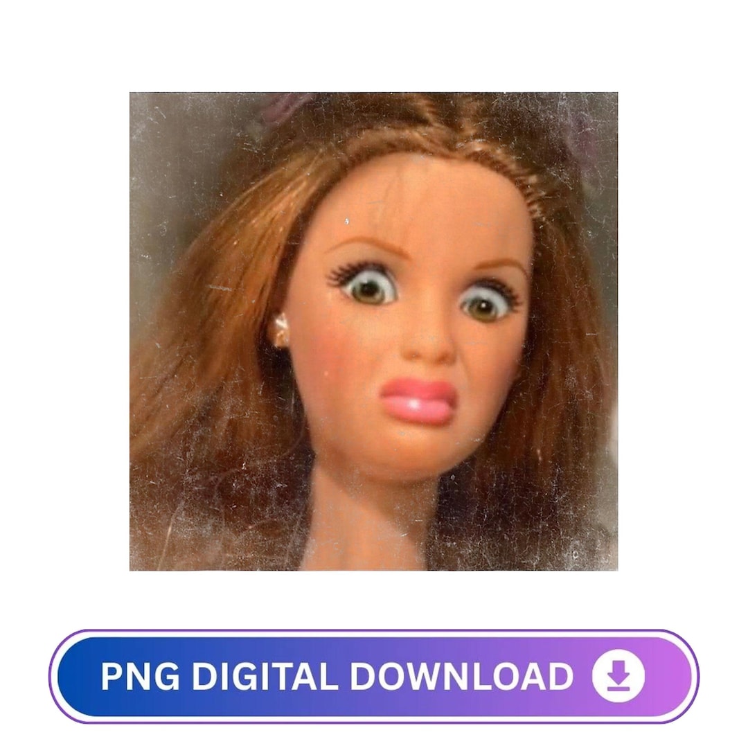 Funny Disgusting Doll Face Meme PNG, Disgusting Doll Face Png ...