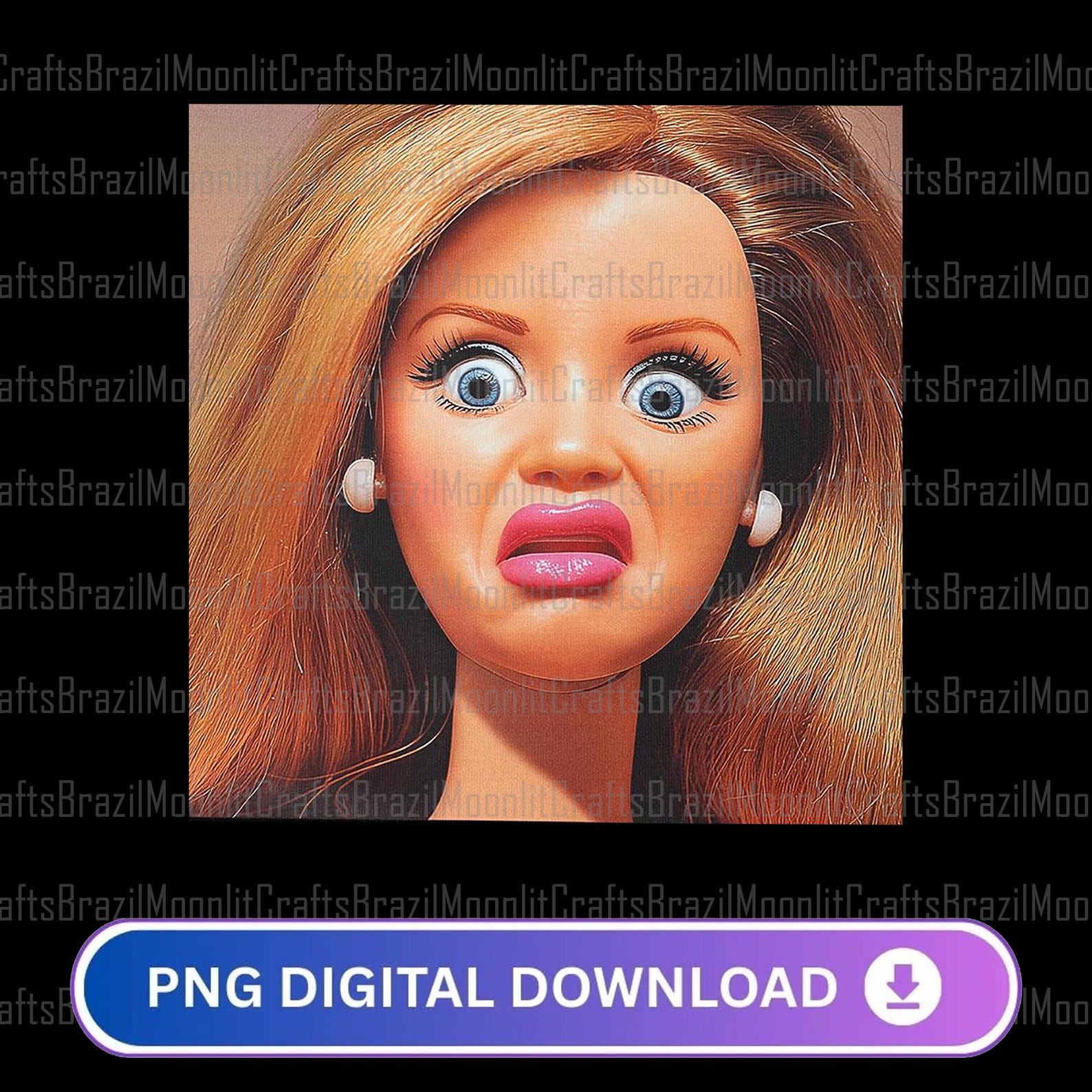 Funny Cute Disgusting Doll Face PNG, Disgusting Doll Face Png ...