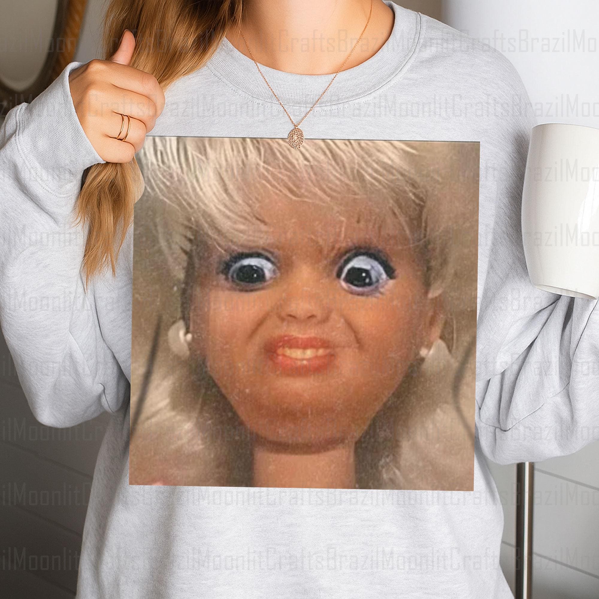 Funny Disgusting Doll Face Meme PNG, Disgusting Doll Face Png ...