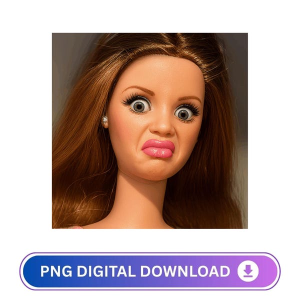 Funny Doll Meme Png - Etsy