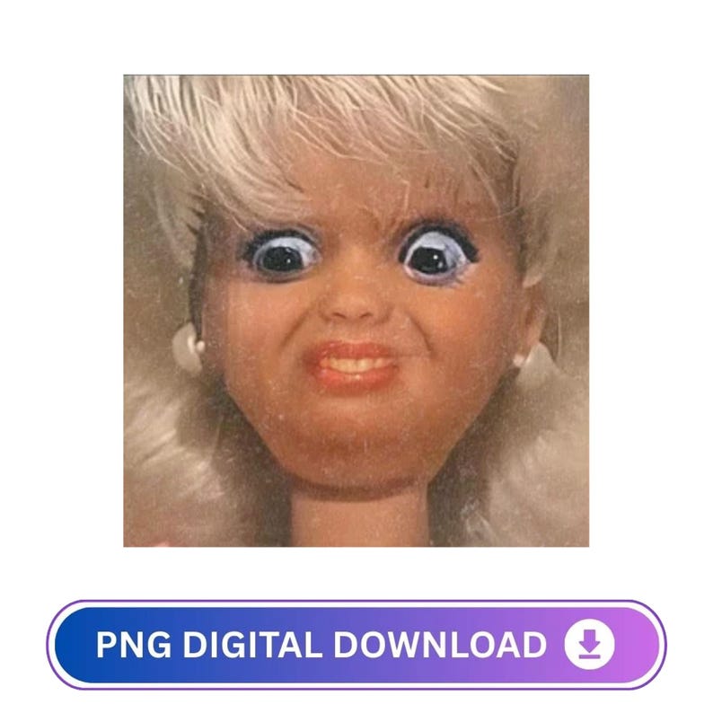 Funny Disgusting Doll Face Meme PNG, Disgusting Doll Face Png ...