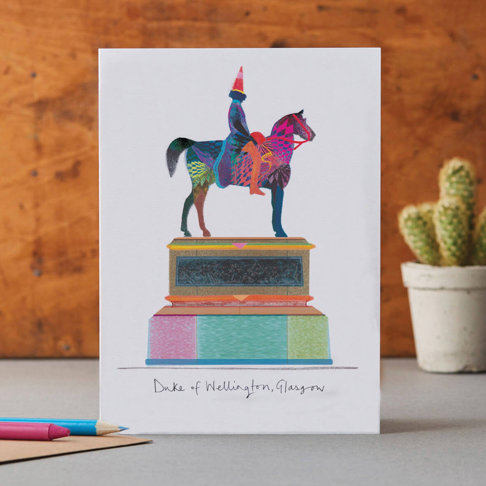 Duke of Wellington Card Glasgow Art LM069 - Etsy