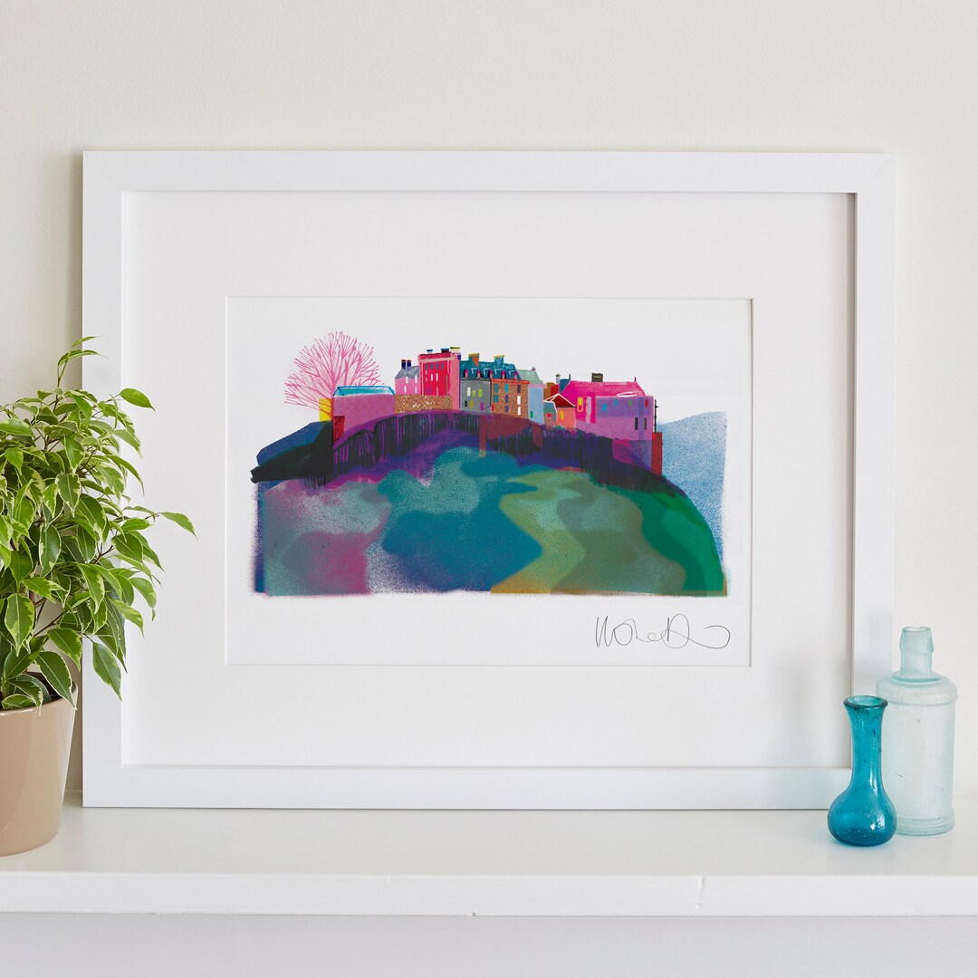 Stirling Castle Print, Scotland Art, Castle Hill, Scottish Architecture ...