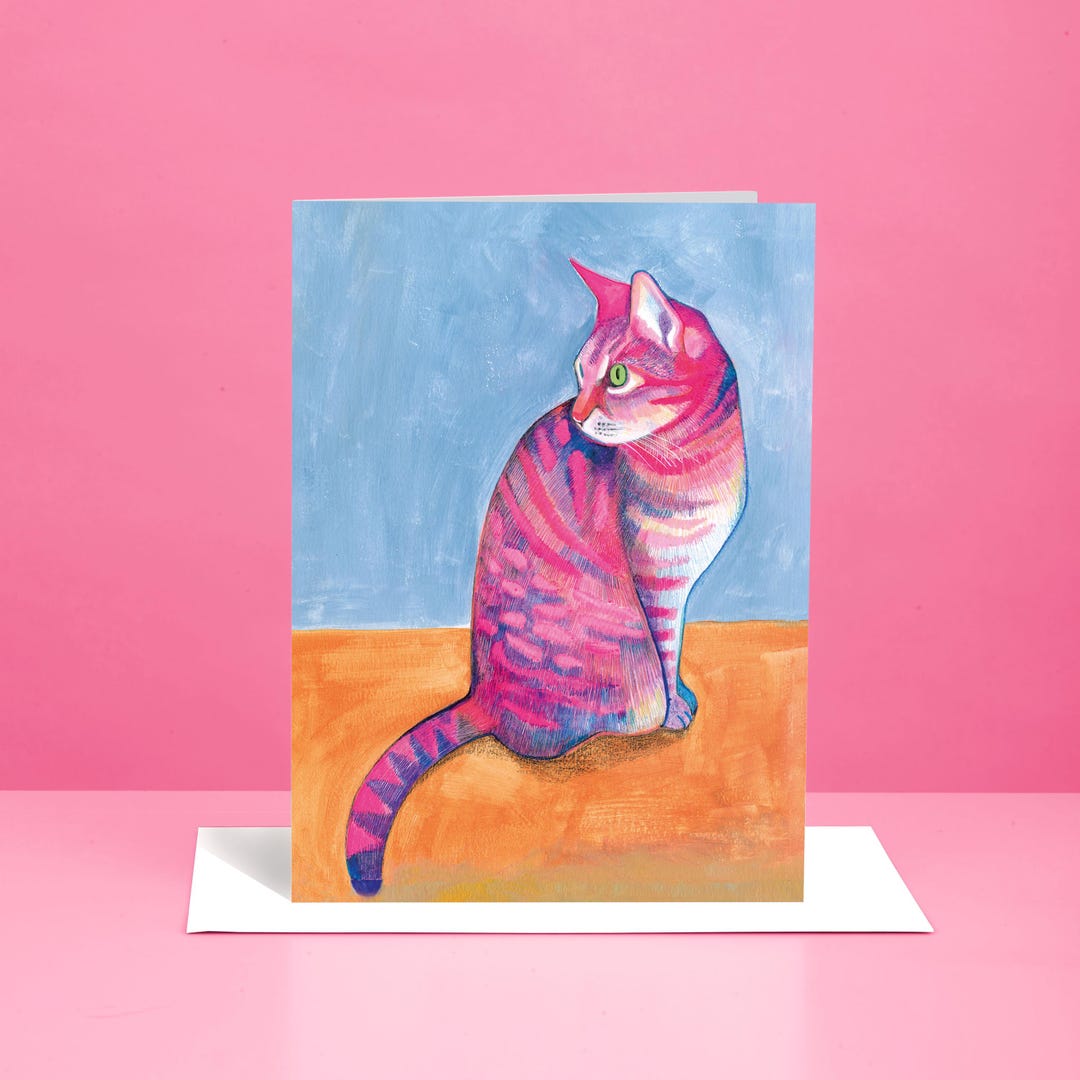 Roy Cat Greetings Card, Meow Range, Cat Lover Card, Cat Gift, MEOW008 ...