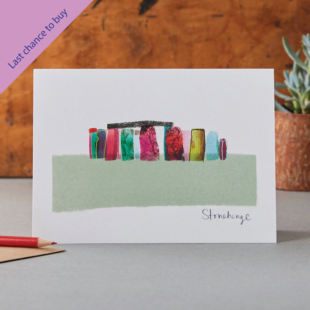 Stonehenge-kaart, Salisbury Art, oud Engeland, LM018 - Etsy België